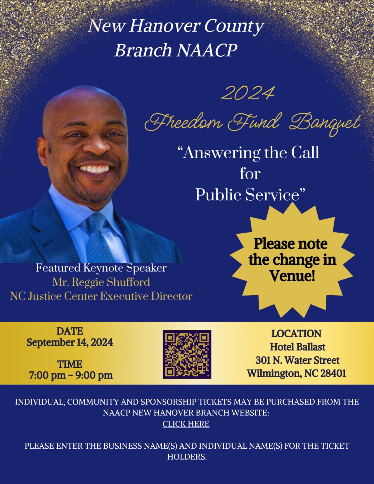 Freedom Fund Banquet | New Hanover County NAACP